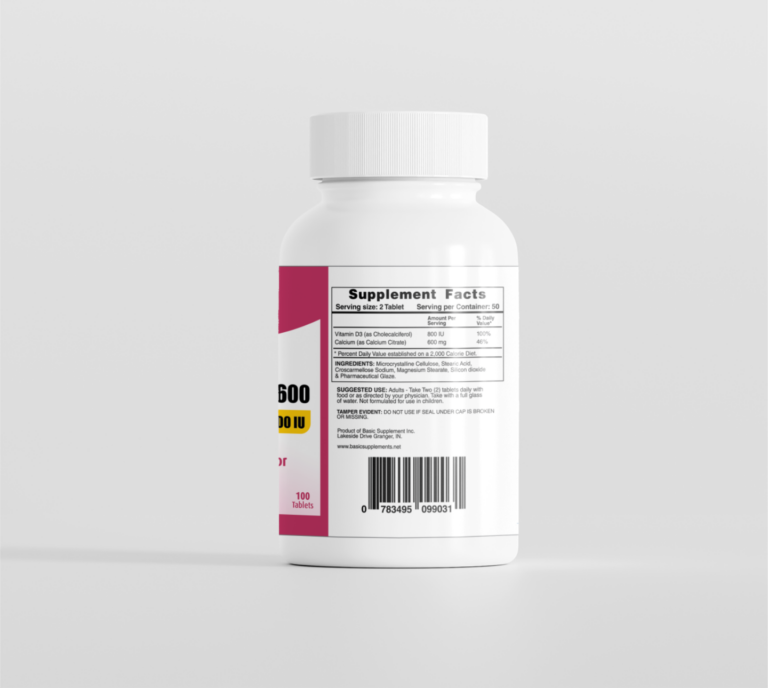 Super Calcium Tablets - Support Bone Strength, Muscle