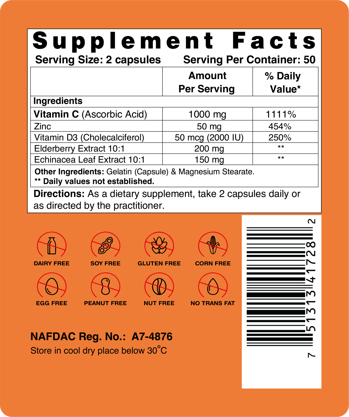 Super Immun-C™ capsule - Vitamin C for Immune & Healthy skin
